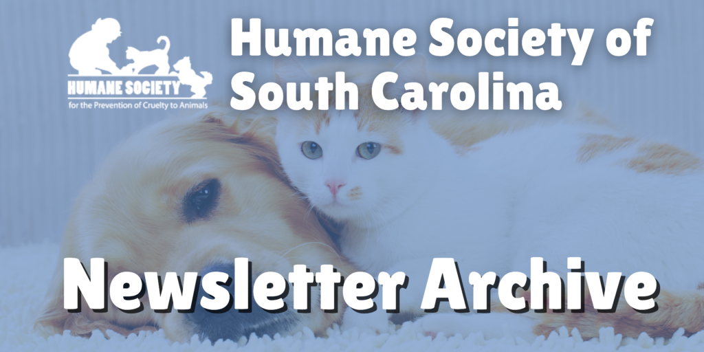 NEWSLETTER - Humane Society of South Carolina